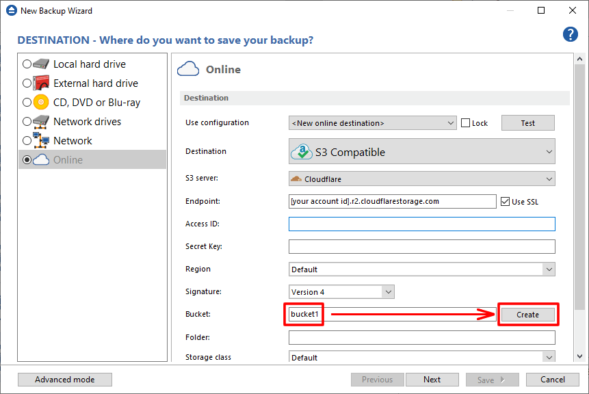 How To Backup To Cloudflare R2 Using Backup4all Backup4all